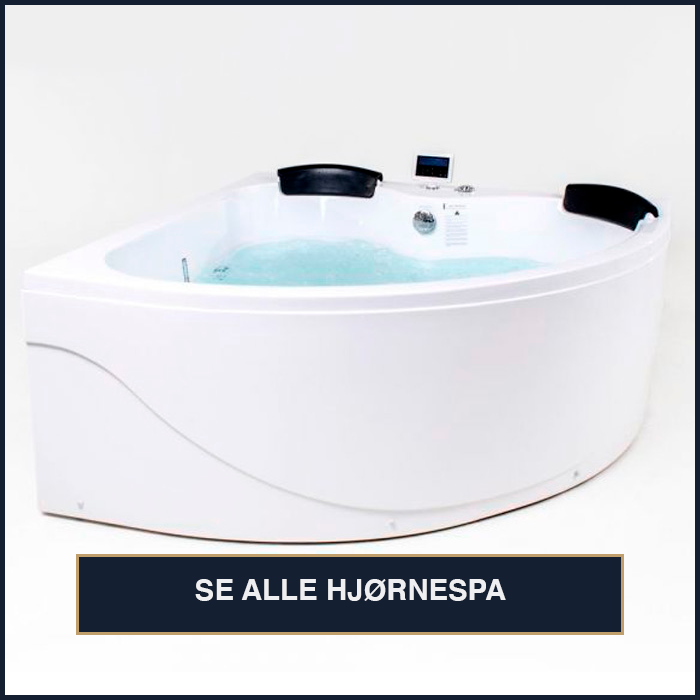 Hjørnespa - Indendørs hjørne spa - Boblebad - Pool Eksperten